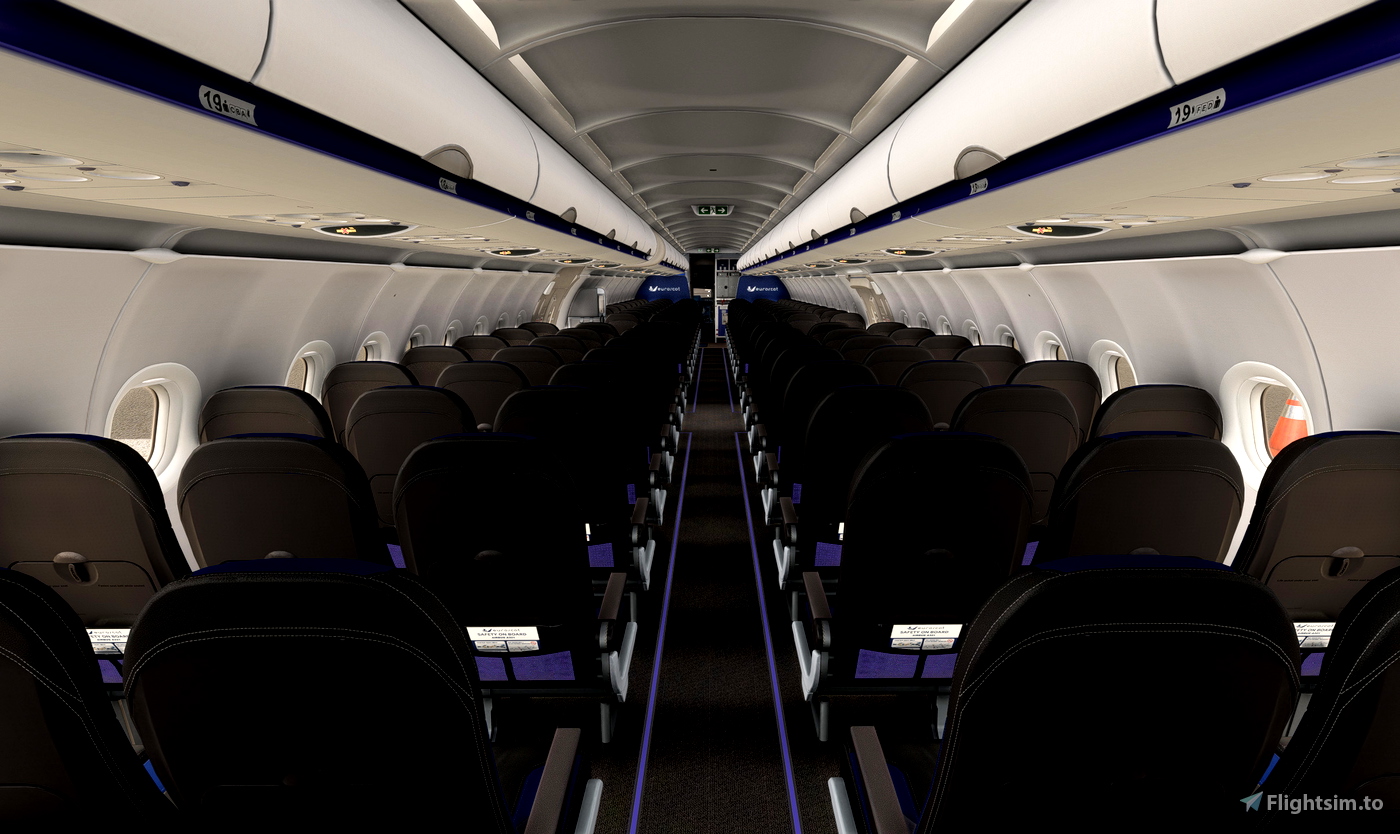 Euroscot Virtual | Fenix A321 | Fleet Pack w/ Cabin | 4K のために Microsoft Flight Simulator | Feed