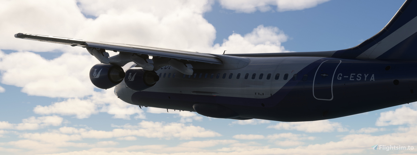 Euroscot Virtual | JF BAe 146-300 | G-ESYA | 4K for Microsoft Flight ...