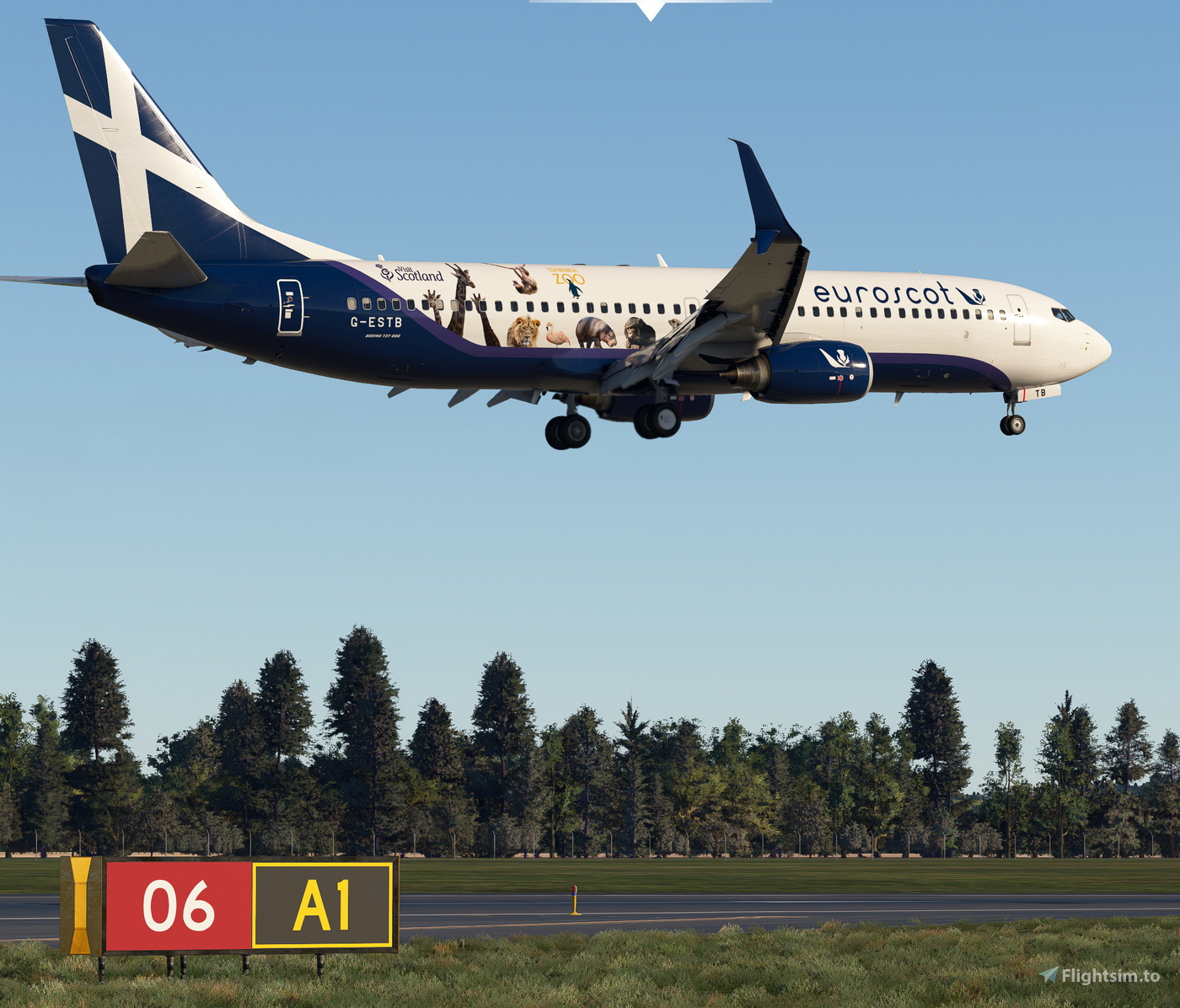 Euroscot Virtual | PMDG B738 | Pack w/ Cabin| 4K for Microsoft Flight ...