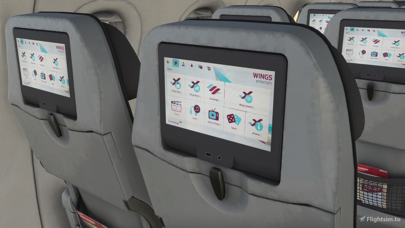 Eurowings D-AEEE & D-AEEC liveries for Inibuilds A321LR MSFS2024 (with ...