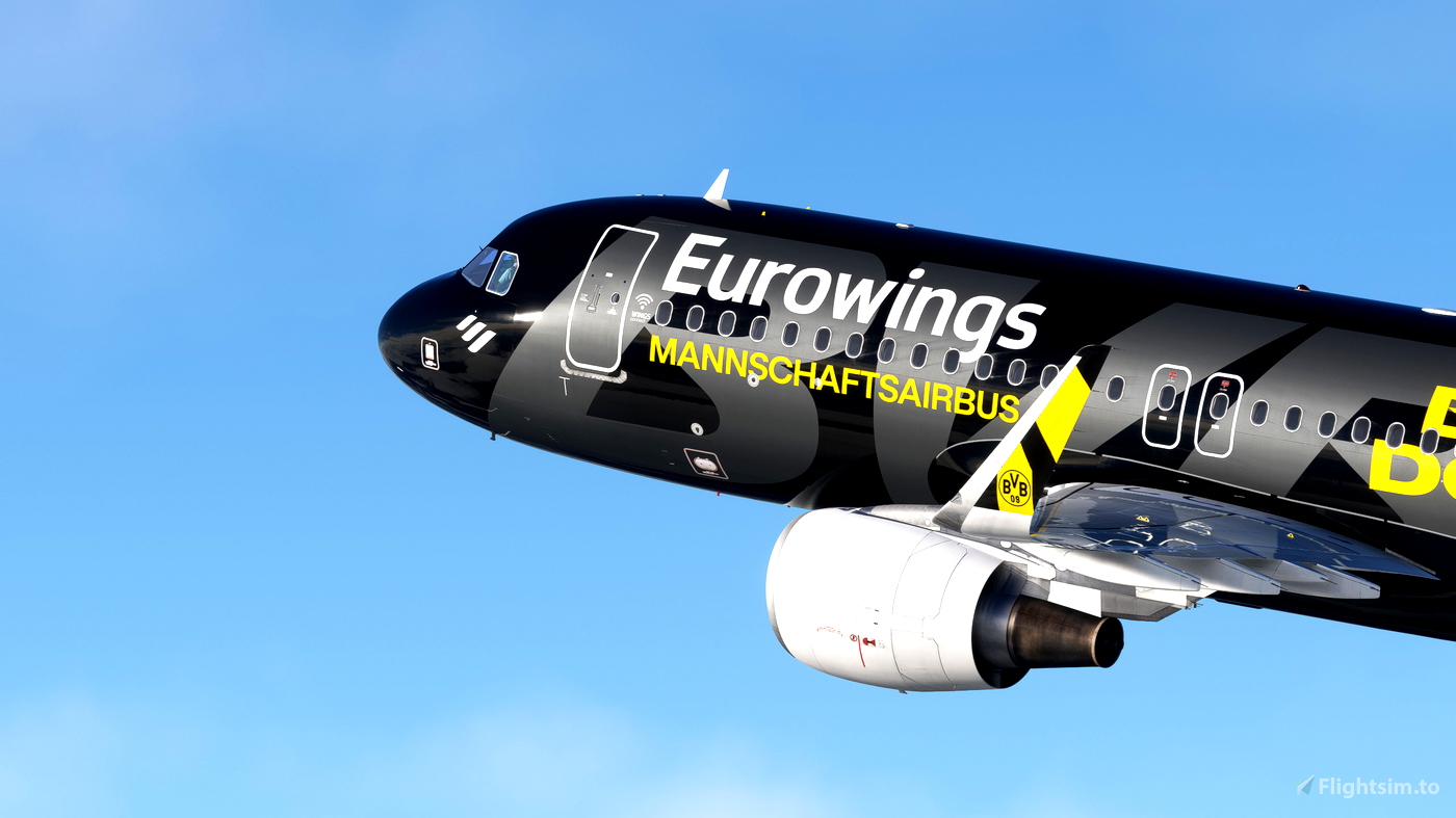Eurowings [D-AEWM - BVB] w/Cabin Fenixsim A320 Sharklet [8K+4K] pour ...