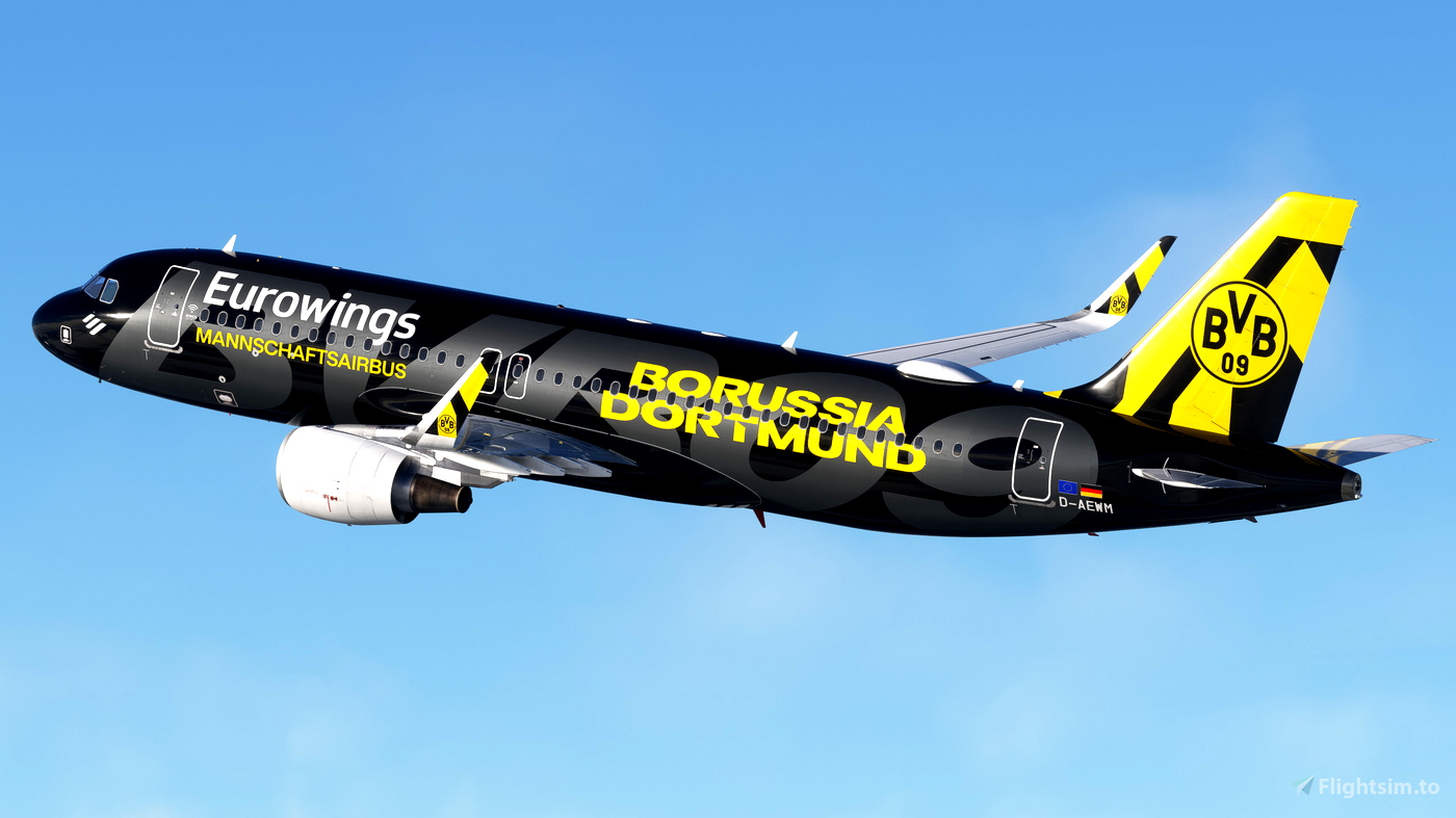 Eurowings [D-AEWM - BVB] w/Cabin Fenixsim A320 Sharklet [8K+4K] pour ...
