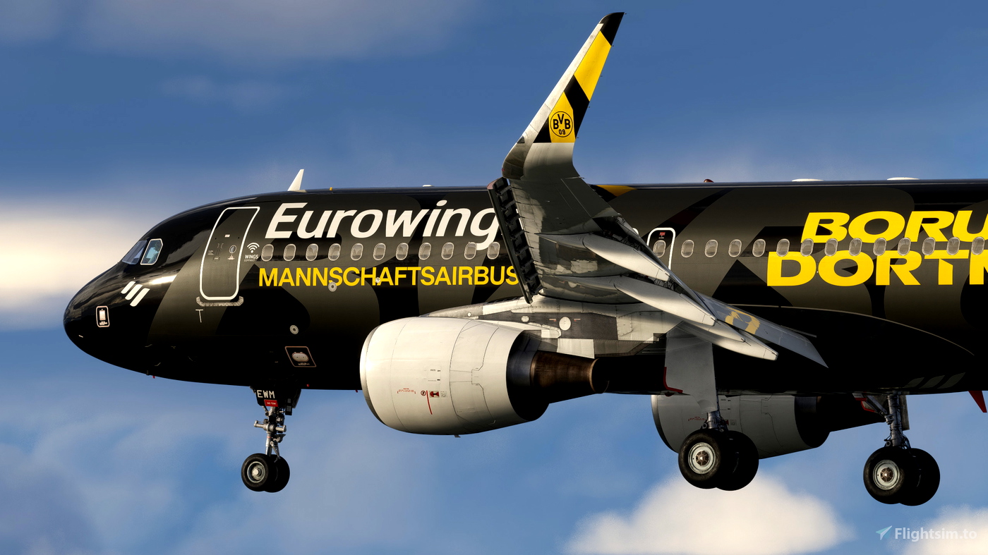 Threads - Eurowings [D-AEWM - BVB] w/Cabin Fenixsim A320 Sharklet [8K ...