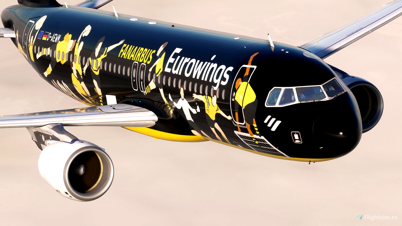 Eurowings (D-AEWM | 'Fanairbus') - Fenixsim A320 CFM SL for Microsoft ...