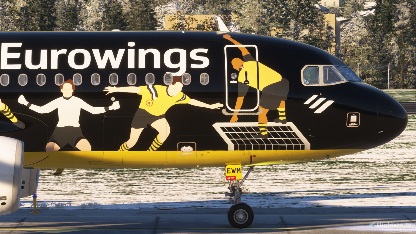Eurowings (D-AEWM | 'Fanairbus') - Fenixsim A320 CFM SL for Microsoft ...