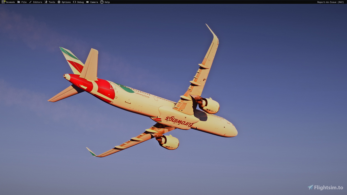 Eurowings Holidays D-AEEA livery Inibuilds A321LR MSFS2024 (with cabin ...