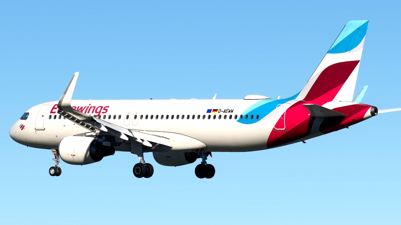 Eurowings [Pack 1] w/Cabin Fenixsim A320 Sharklet [8K+4K] for Microsoft ...
