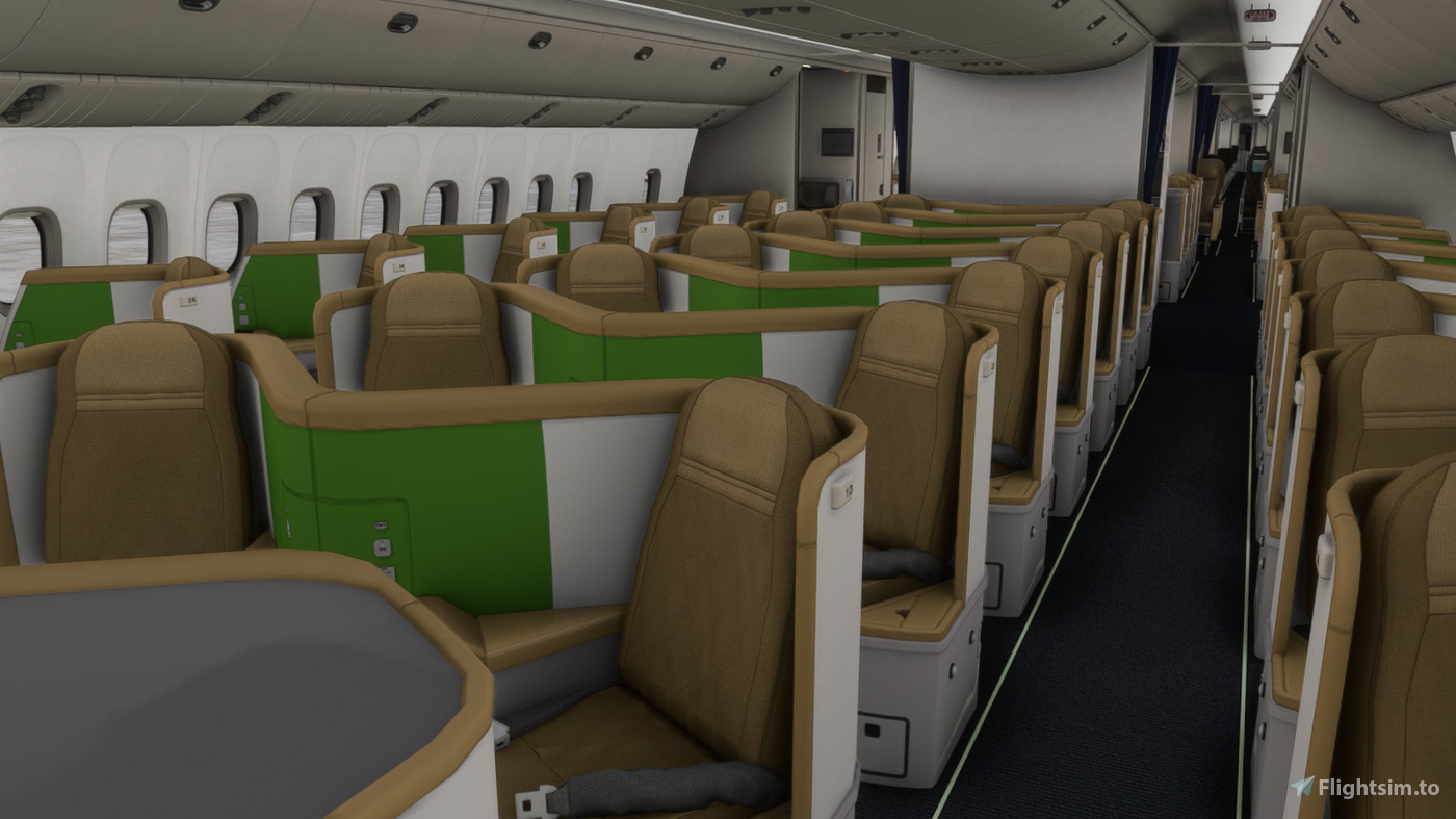 EVA AIR OLD [B-16706] w/Cabin | PMDG B777-300ER for Microsoft Flight ...