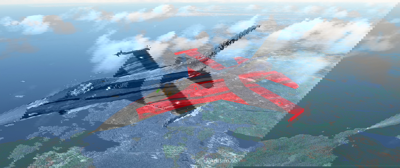 F-16 / E-006 / 50th anniversary Danish livery per Microsoft Flight Simulator | MSFS