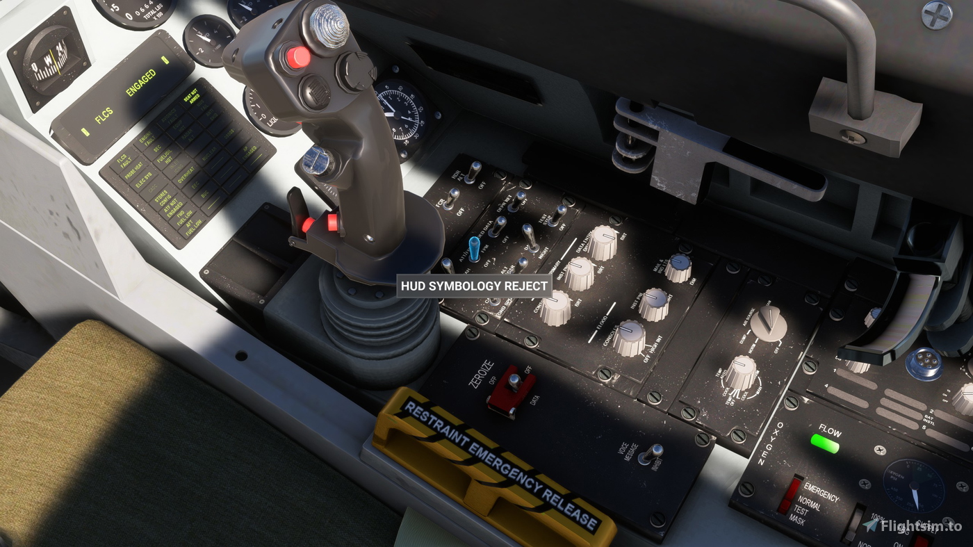 F-16 HUD/ MFD /DED Enhancement Mod for Microsoft Flight Simulator | MSFS