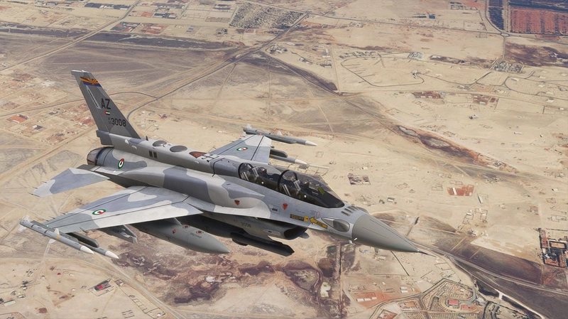 F-16 UAE Block60 'Desert Falcons' for Microsoft Flight Simulator | MSFS