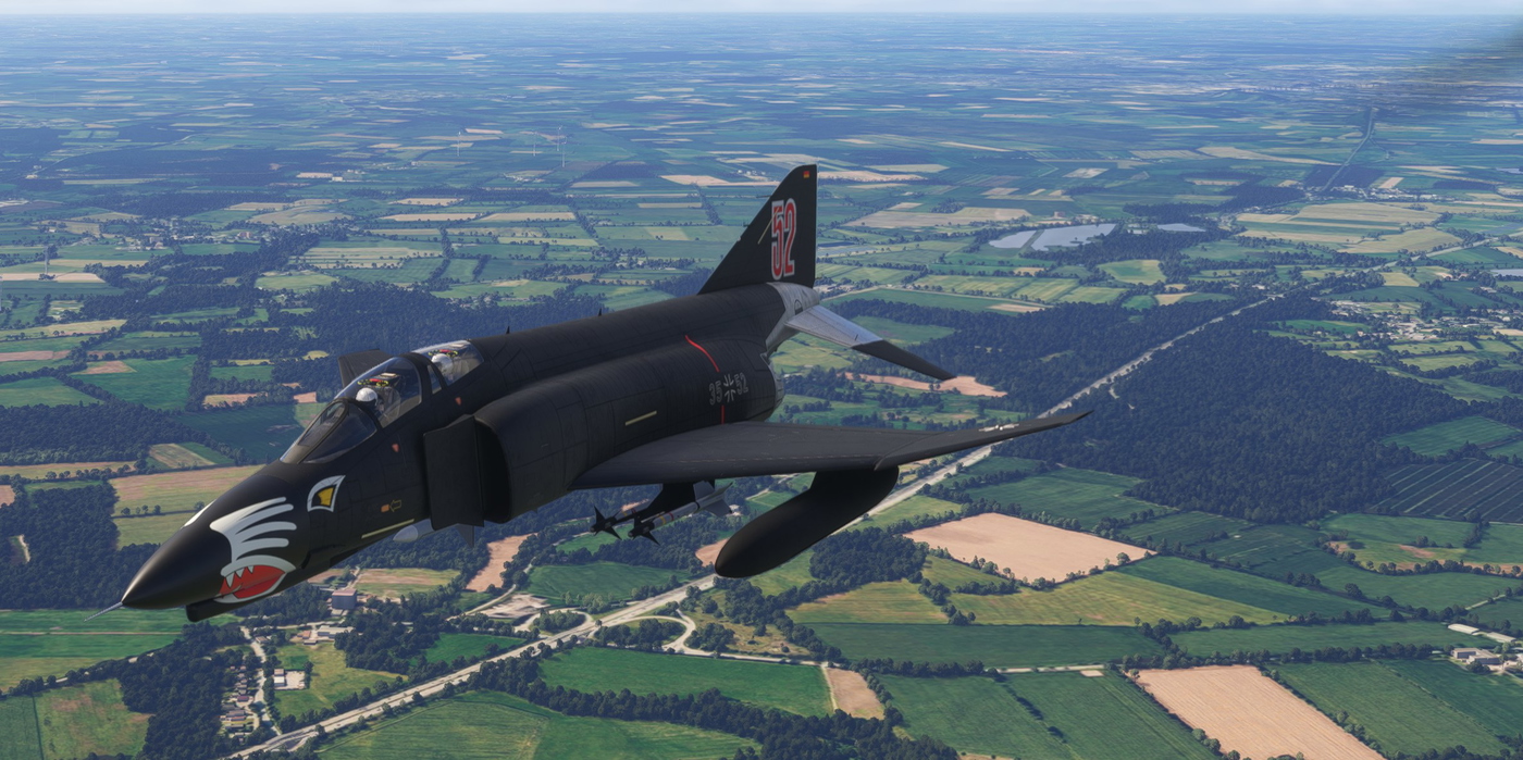 F-4 Phantom 35+52 - Black Panther para Microsoft Flight Simulator | MSFS