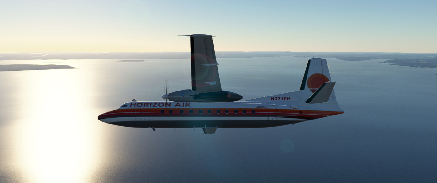 F27-500 Horizon air pour Microsoft Flight Simulator | MSFS