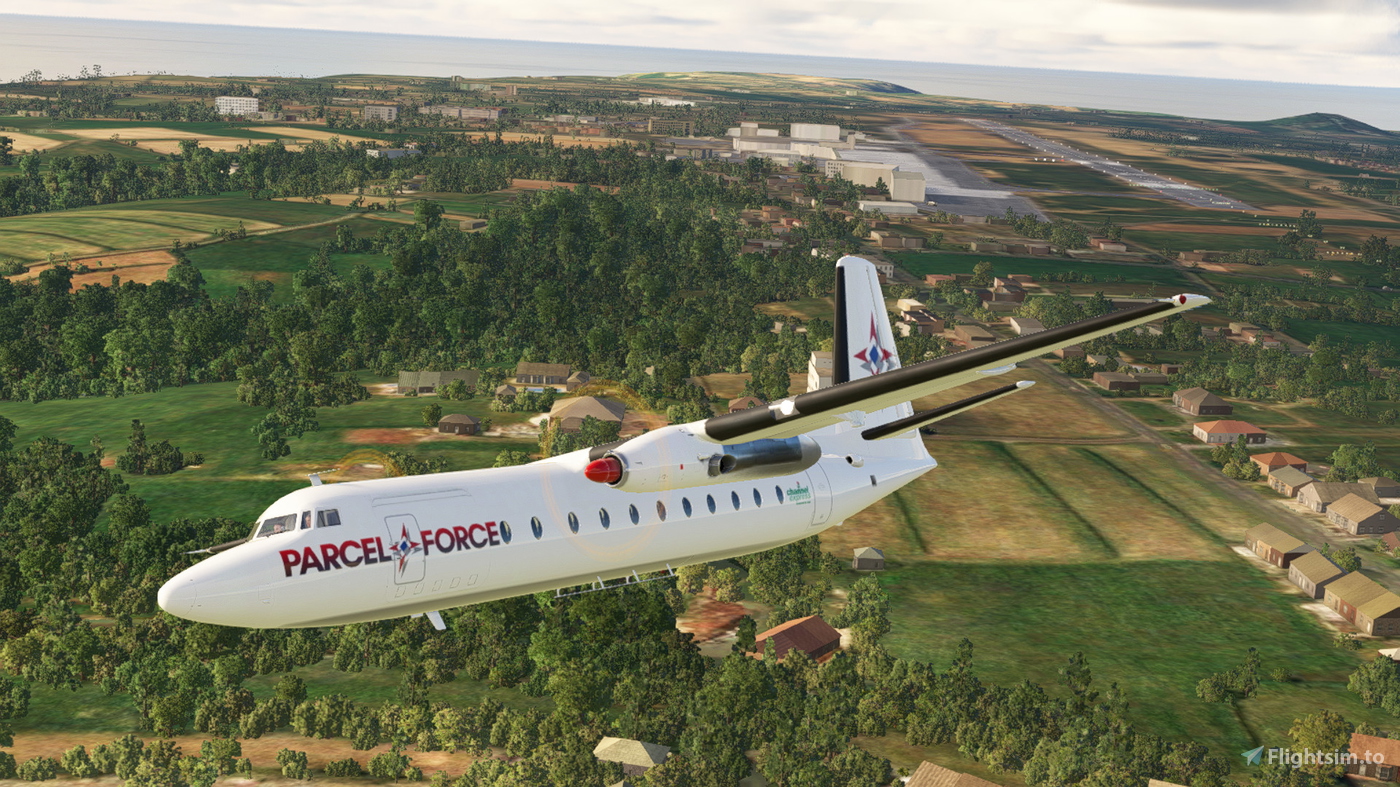 F27-500 Parcel force for Microsoft Flight Simulator | MSFS