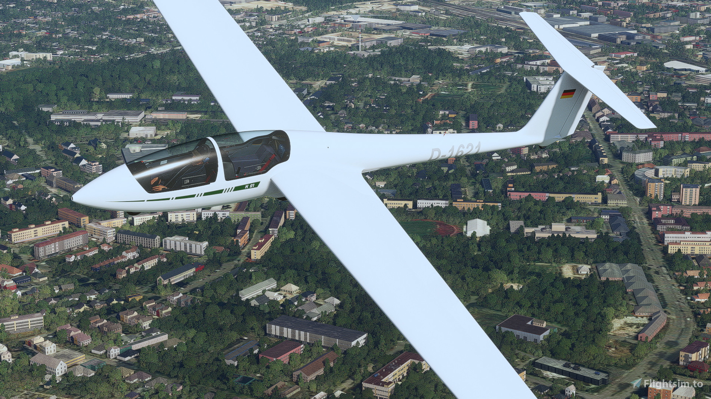 F7 Simulations ASK21 | Livery D-1621 for Microsoft Flight Simulator | MSFS