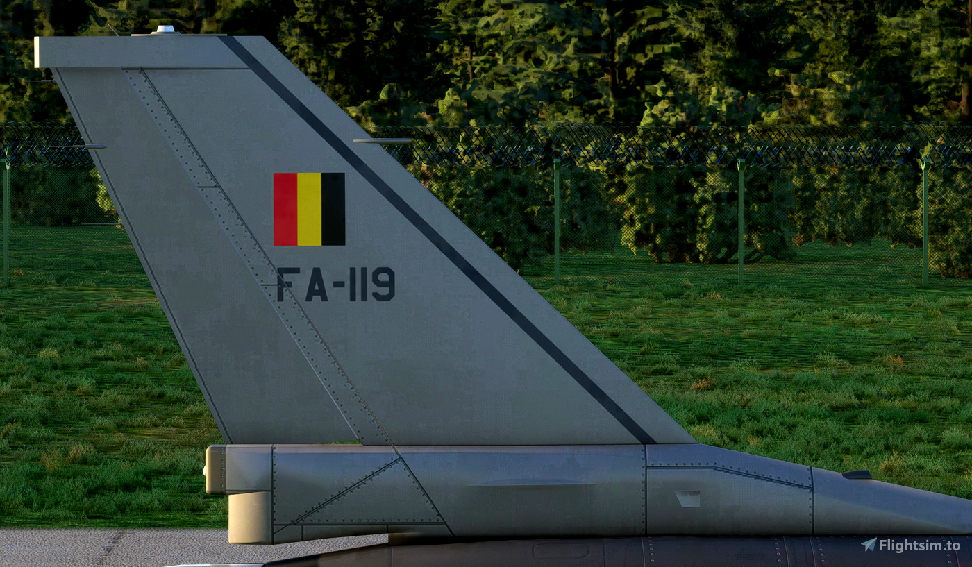 Belgian Air Force F-16C FA-119 for Microsoft Flight Simulator | Feed
