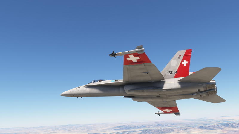 F/A-18C Swiss J-5014 对于 Microsoft Flight Simulator | MSFS