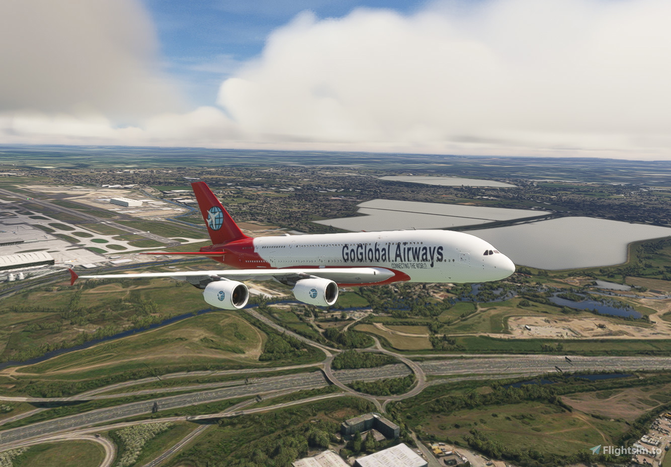 FBW A380 GoGlobal Airways for Microsoft Flight Simulator | MSFS