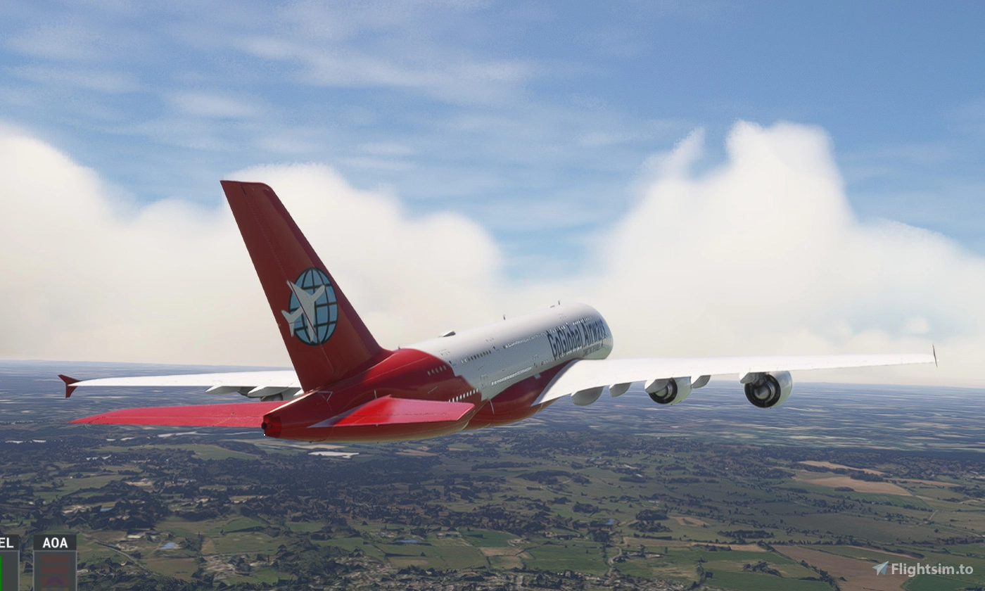 FBW A380 GoGlobal Airways for Microsoft Flight Simulator | MSFS