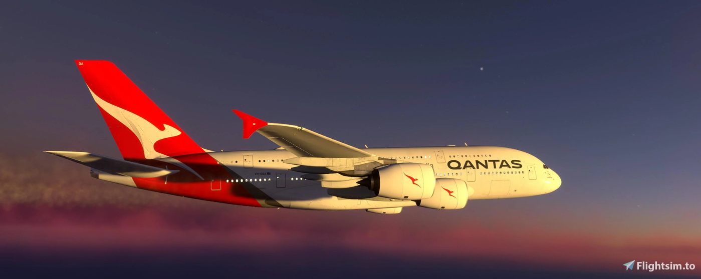 Papel De Parede Airbus A380 Qantas Qantas / Livery Concept
