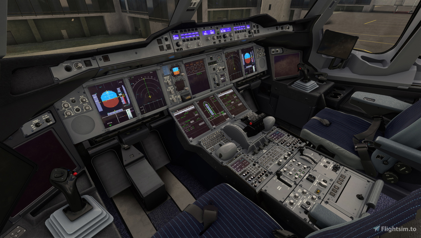 FBW A380X | Cleaner and grayish cockpit textures für Microsoft Flight ...