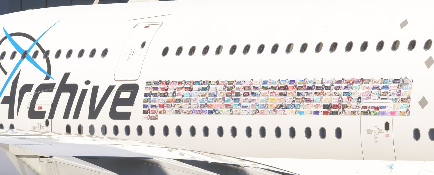 FBW A380X │ BlueArchive │ Misono Mika (ver2) for Microsoft Flight ...