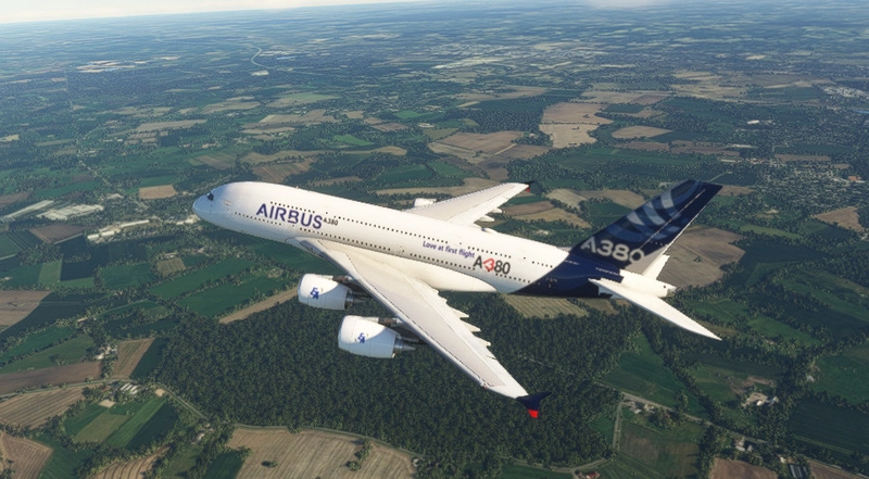 FBW A380X Airbus House livery, "Love at first flight" pour Microsoft ...