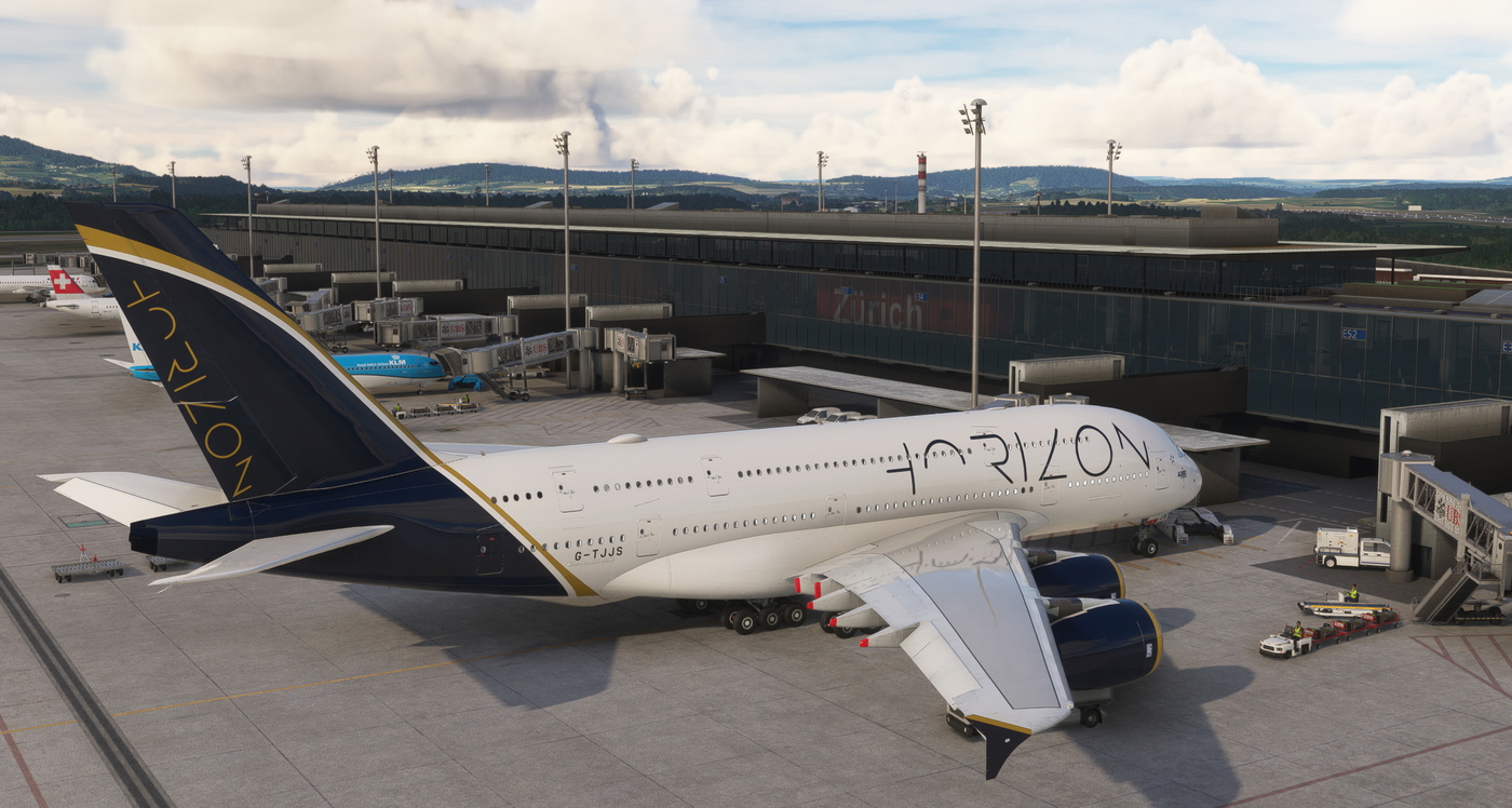 FBW A380X Horizon Livery for Microsoft Flight Simulator | MSFS