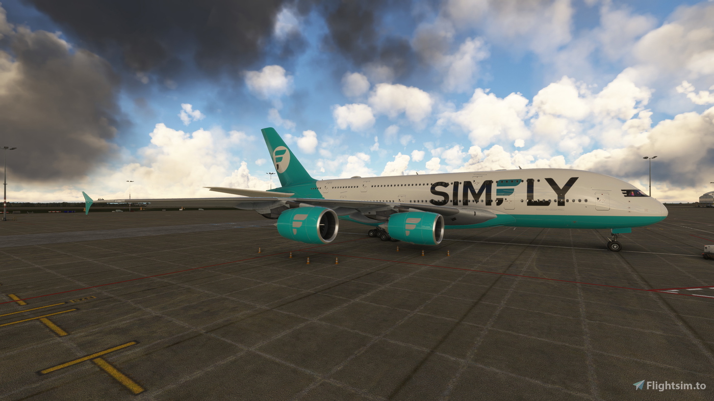 [FBW] SimFly A380X livery for Microsoft Flight Simulator | MSFS