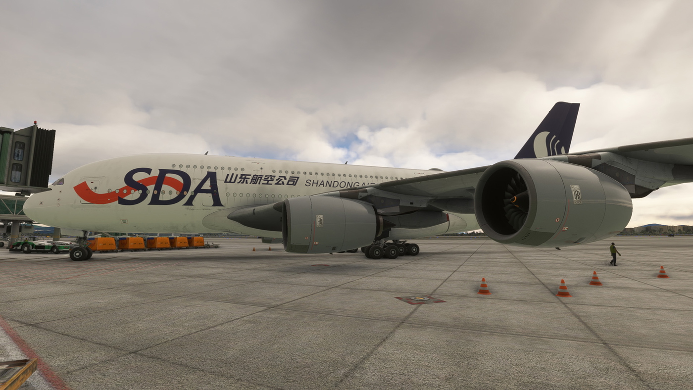 [FBWA380X] Shandong Airlines Airbus A380-800 B0109 8K for Microsoft ...