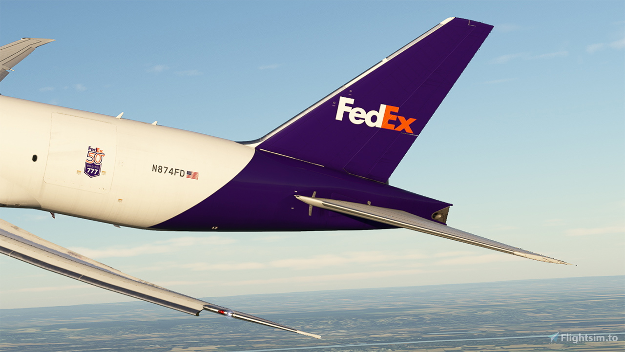FedEx 777F Triple Pack - Regular, 50th 777 & 50 Years liveries for ...