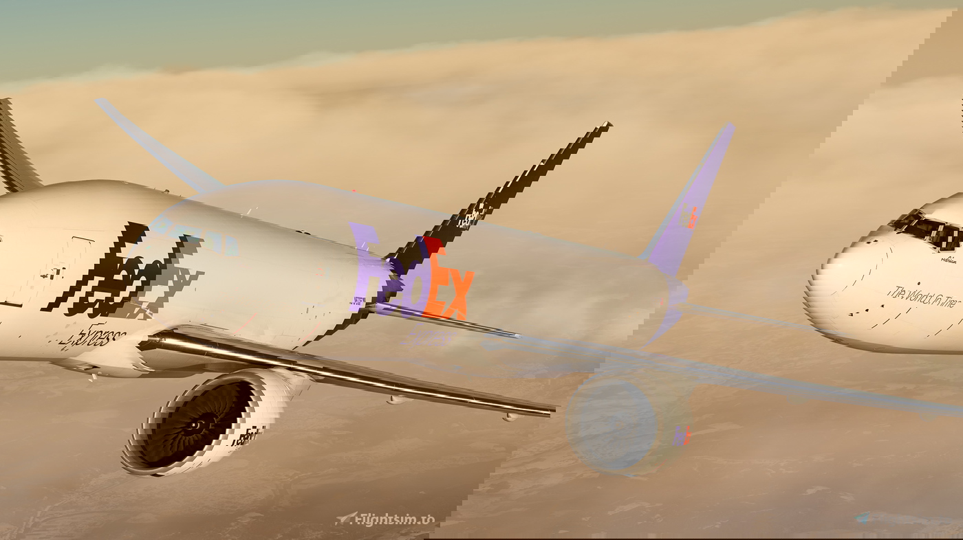 FedEx 777F Triple Pack - Regular, 50th 777 & 50 Years liveries 对于 Microsoft Flight Simulator | MSFS