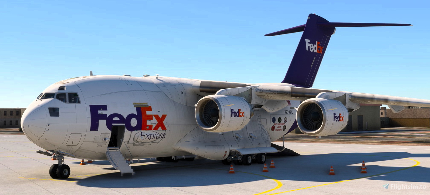 FedEx C-17 (fictional) for Microsoft Flight Simulator | MSFS