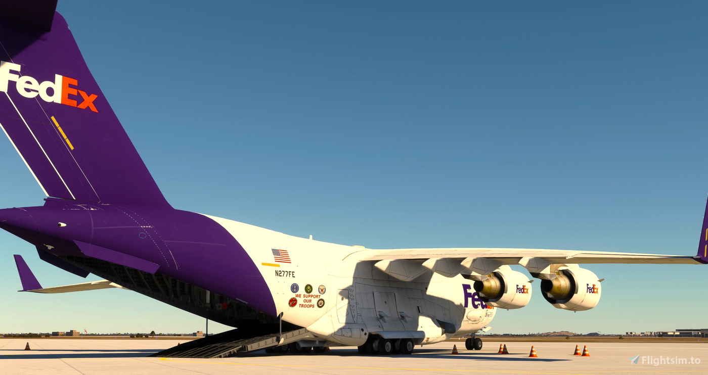 FedEx C-17 (fictional) for Microsoft Flight Simulator | MSFS