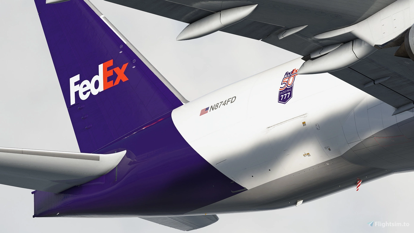 FedEx Express [Pack] | PMDG B777-FS2 para Microsoft Flight Simulator | MSFS