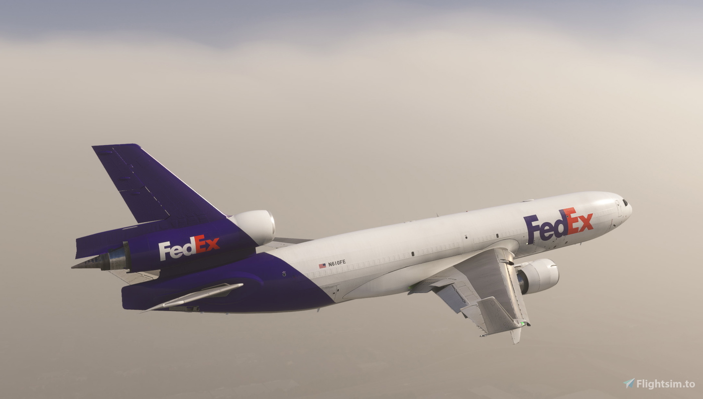 Fedex MD-11F N610FE new livery for Microsoft Flight Simulator | MSFS