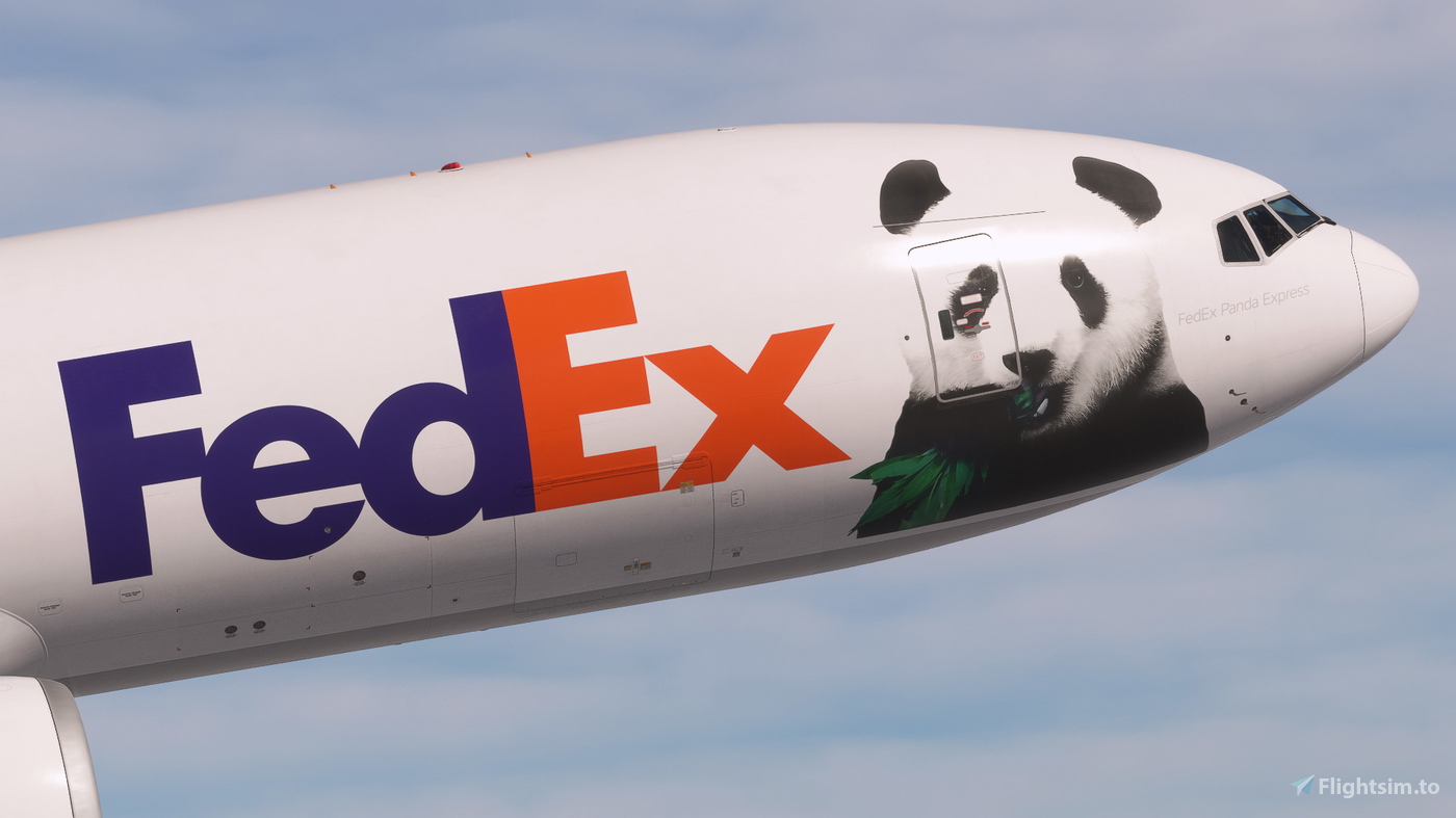 FedEx ('Panda Express' | N893FD) - PMDG 777-F for Microsoft Flight ...