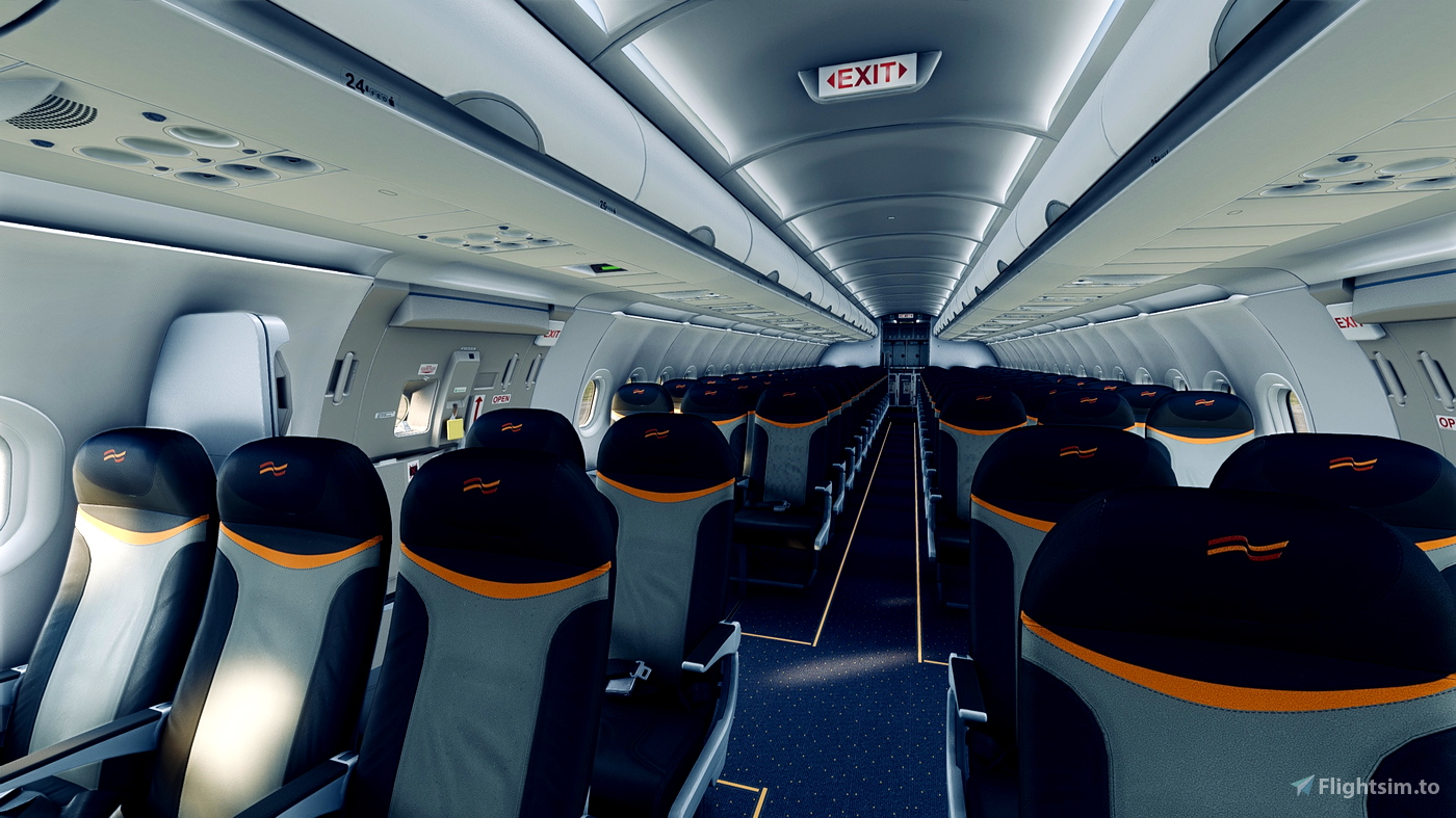 Fenix A321 - Sunclass Airlines Enhancements (w/cabins+EFB) for Fenixsim A321 for Microsoft ...