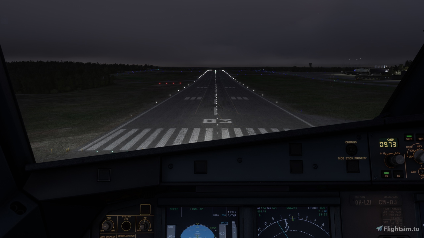 Fenix A321 SL FINNAIR OH-LZI A321ER (SANTA EDIT)+Light Mod for Microsoft Flight Simulator | MSFS