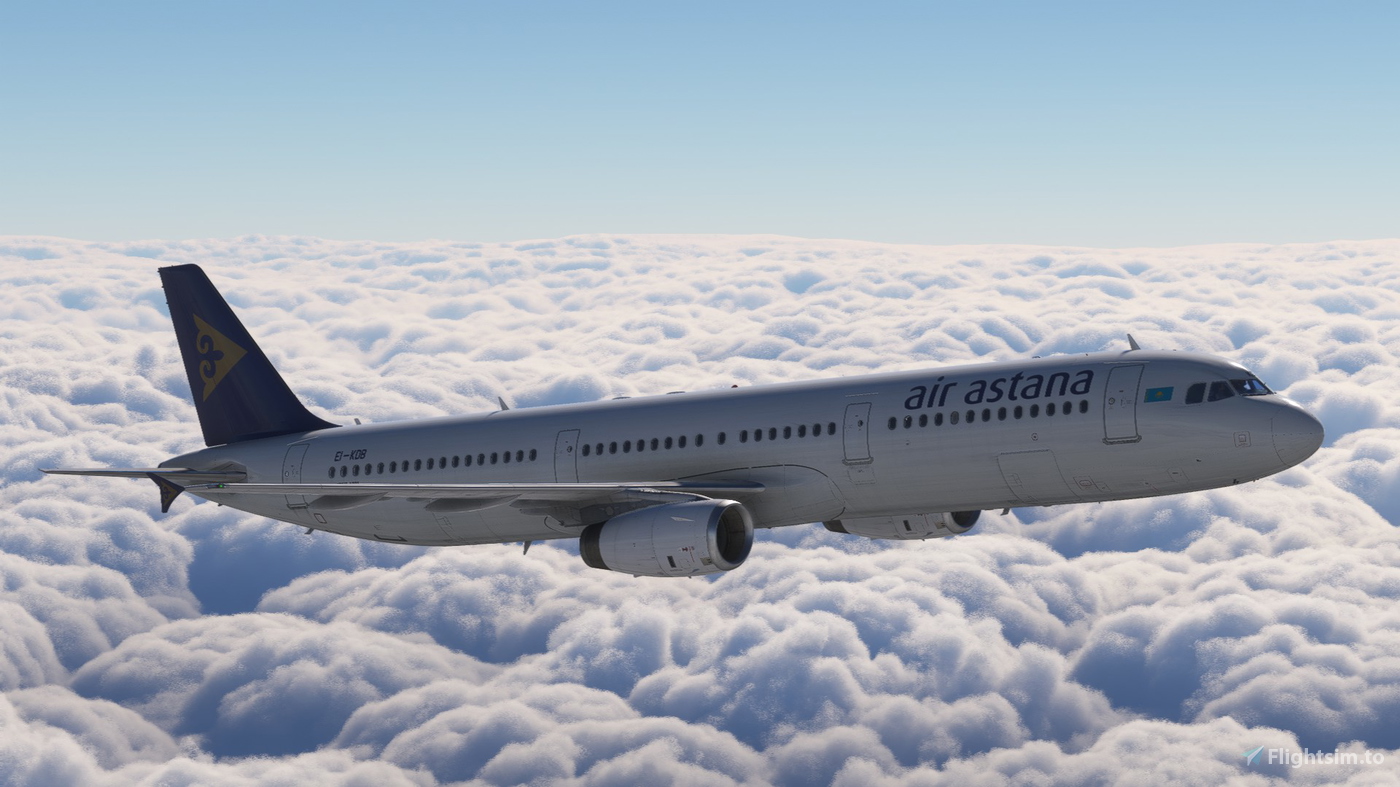 Fenix A321Ceo Air Astana Fleet for Microsoft Flight Simulator | MSFS