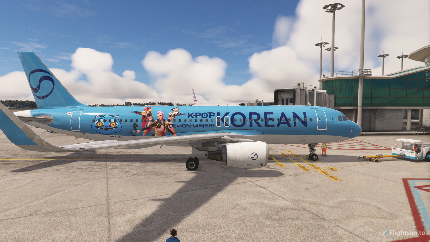 Fenix 320 NEW Korean Air CFM - kpop-demon-hunter for Microsoft Flight ...