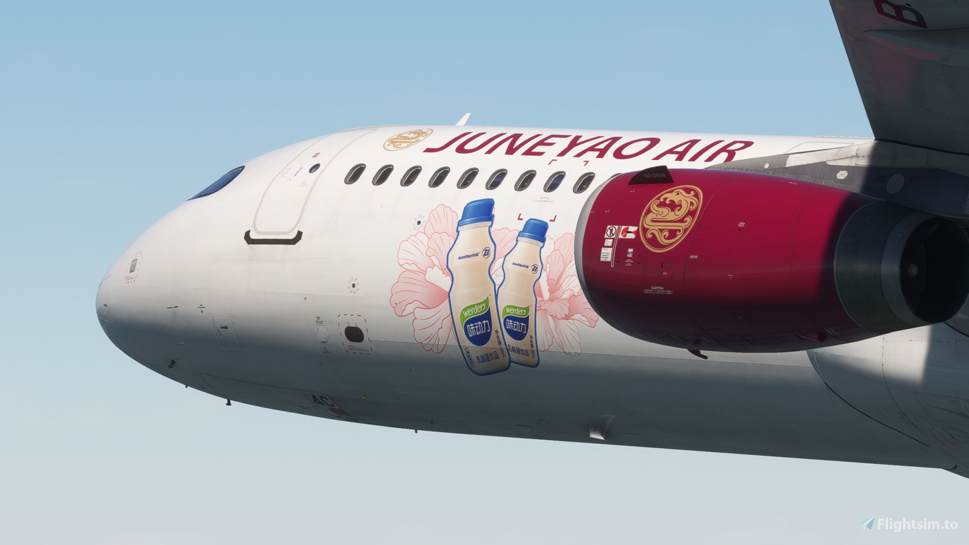FENIX 321 Juneyao Air 吉祥航空 B-324C for Microsoft Flight Simulator | MSFS