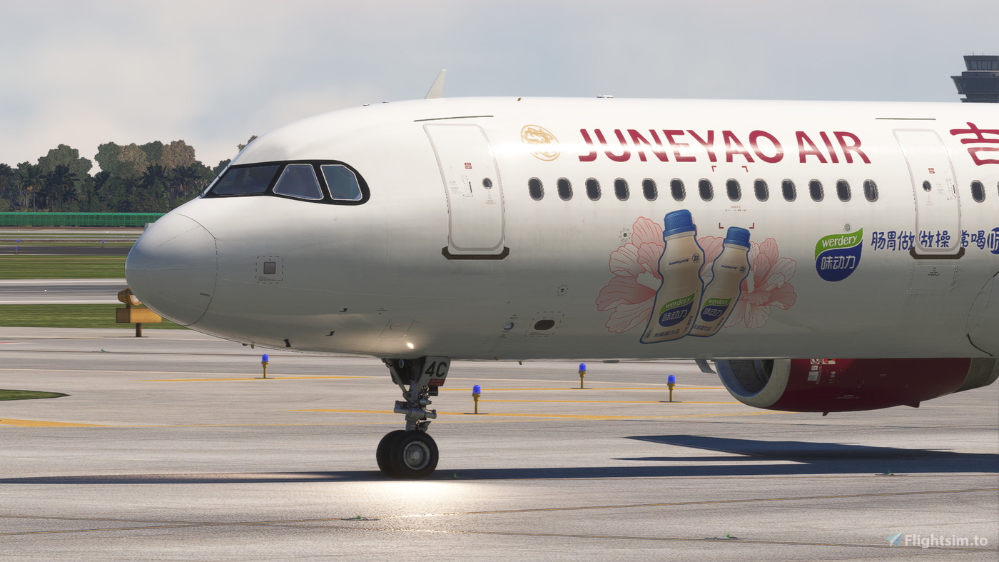 FENIX 321 Juneyao Air 吉祥航空 B-324C for Microsoft Flight Simulator | MSFS