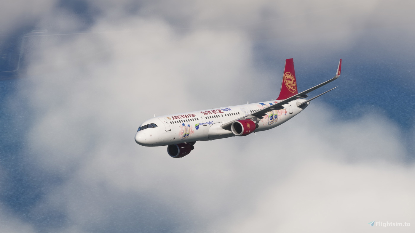 FENIX 321 Juneyao Air 吉祥航空 B-324C for Microsoft Flight Simulator | MSFS