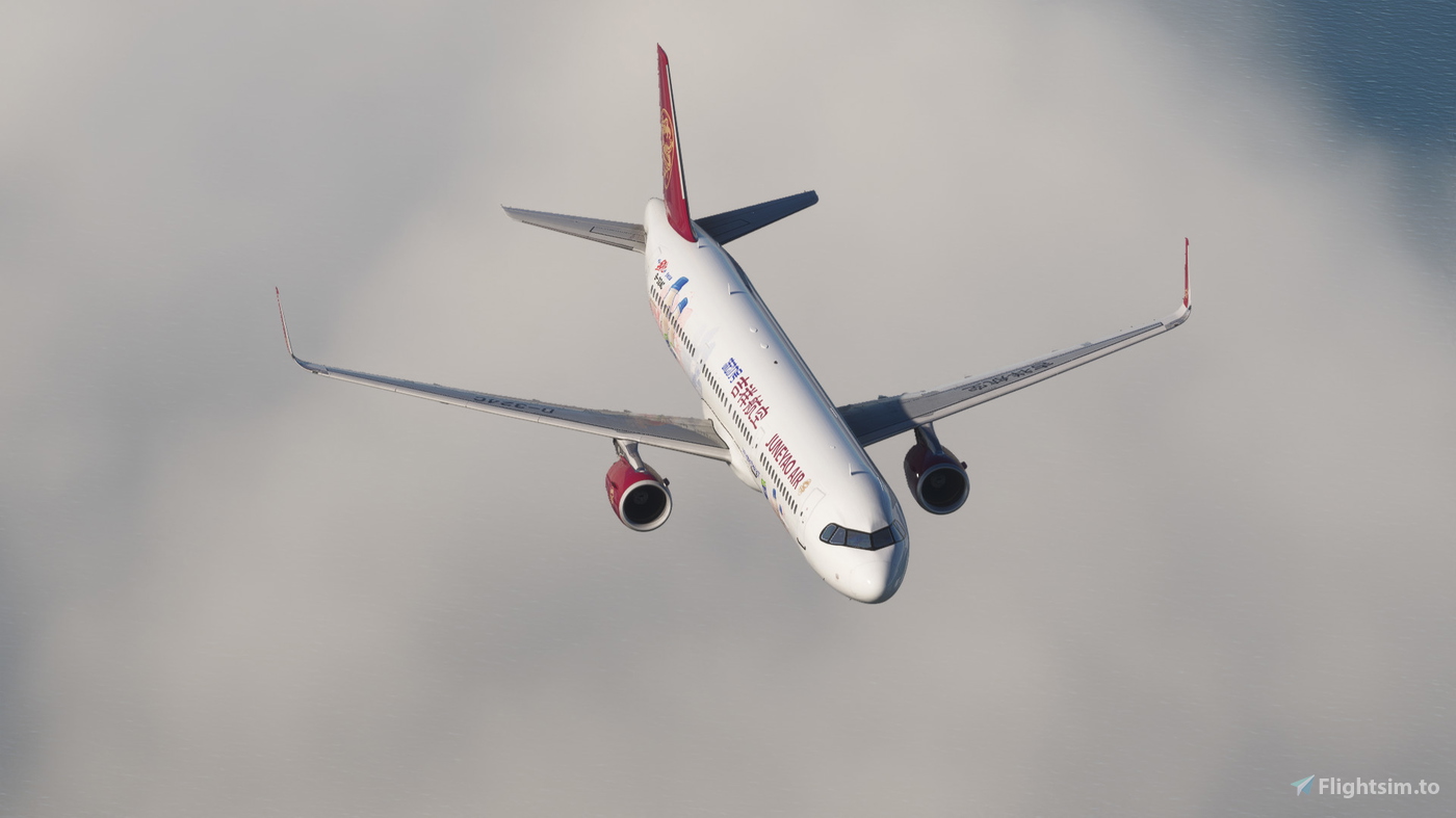 FENIX 321 Juneyao Air 吉祥航空 B-324C for Microsoft Flight Simulator | MSFS