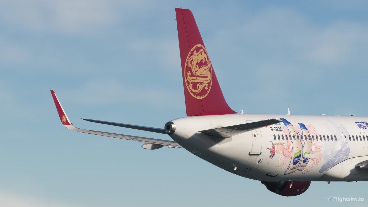 FENIX 321 Juneyao Air 吉祥航空 B-324C for Microsoft Flight Simulator | MSFS