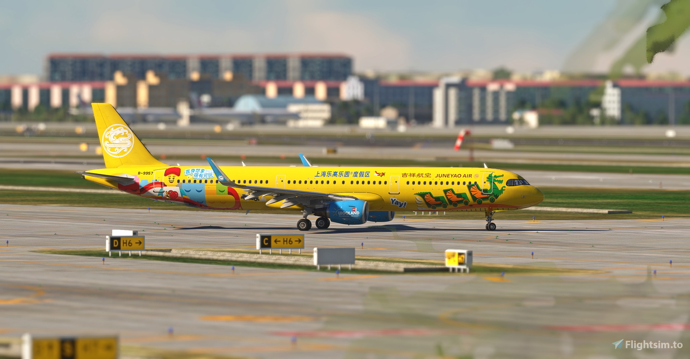 FENIX 321 Juneyao Air 吉祥航空 B-9957 for Microsoft Flight Simulator | MSFS