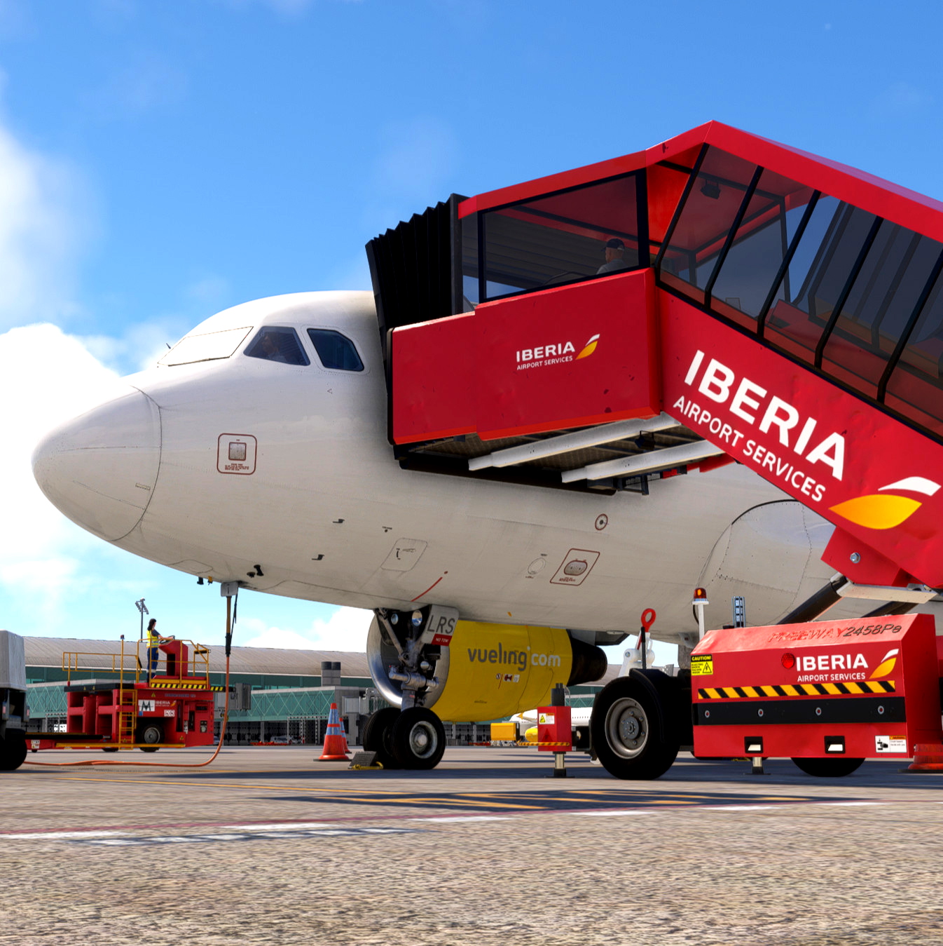 Fenix A319 | Vueling EC-LRS | 4k + Cockpit Decals + Cabin for Microsoft ...