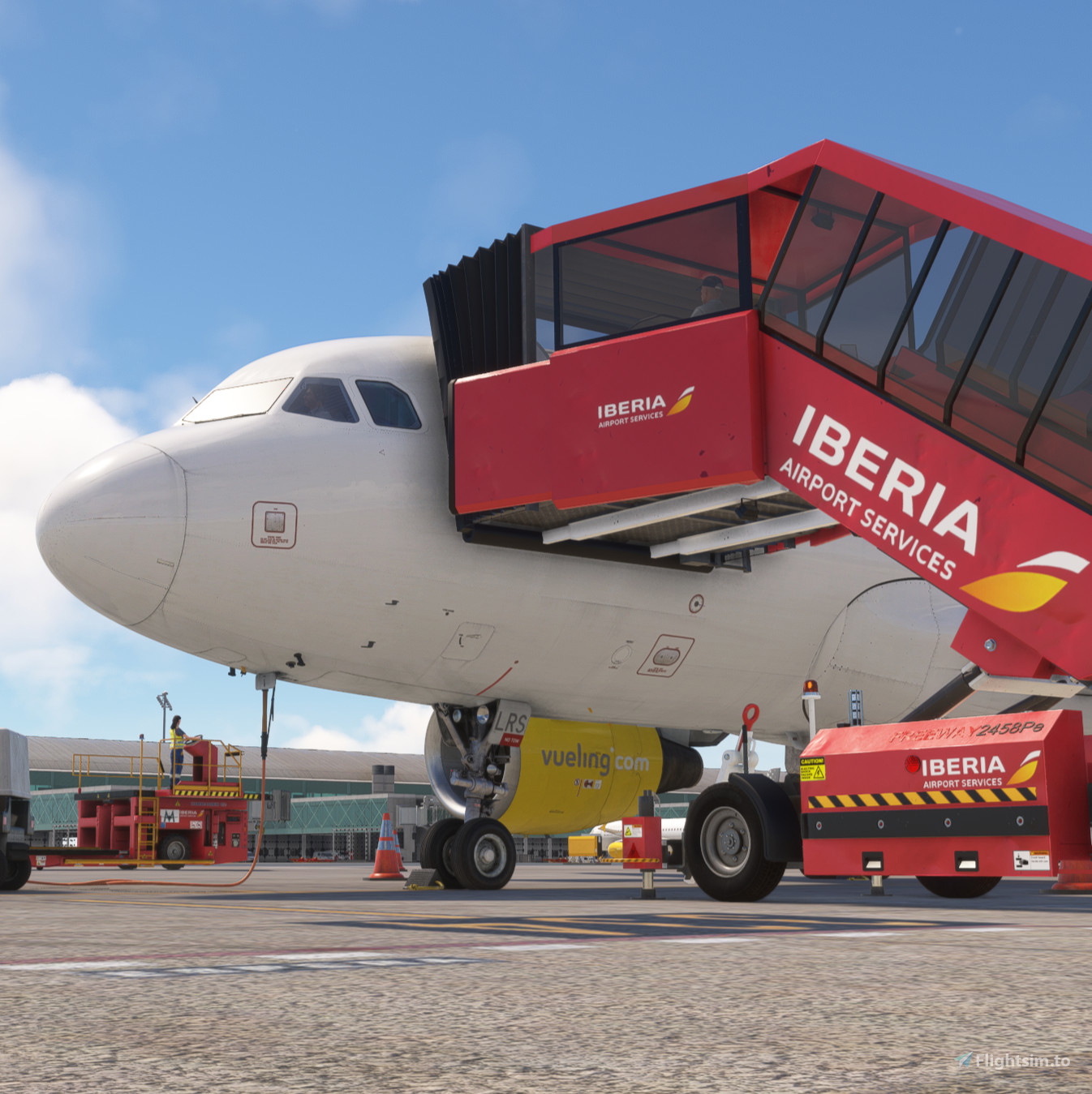 Fenix A319 | Vueling EC-LRS | 4k + Cockpit Decals + Cabin for Microsoft ...