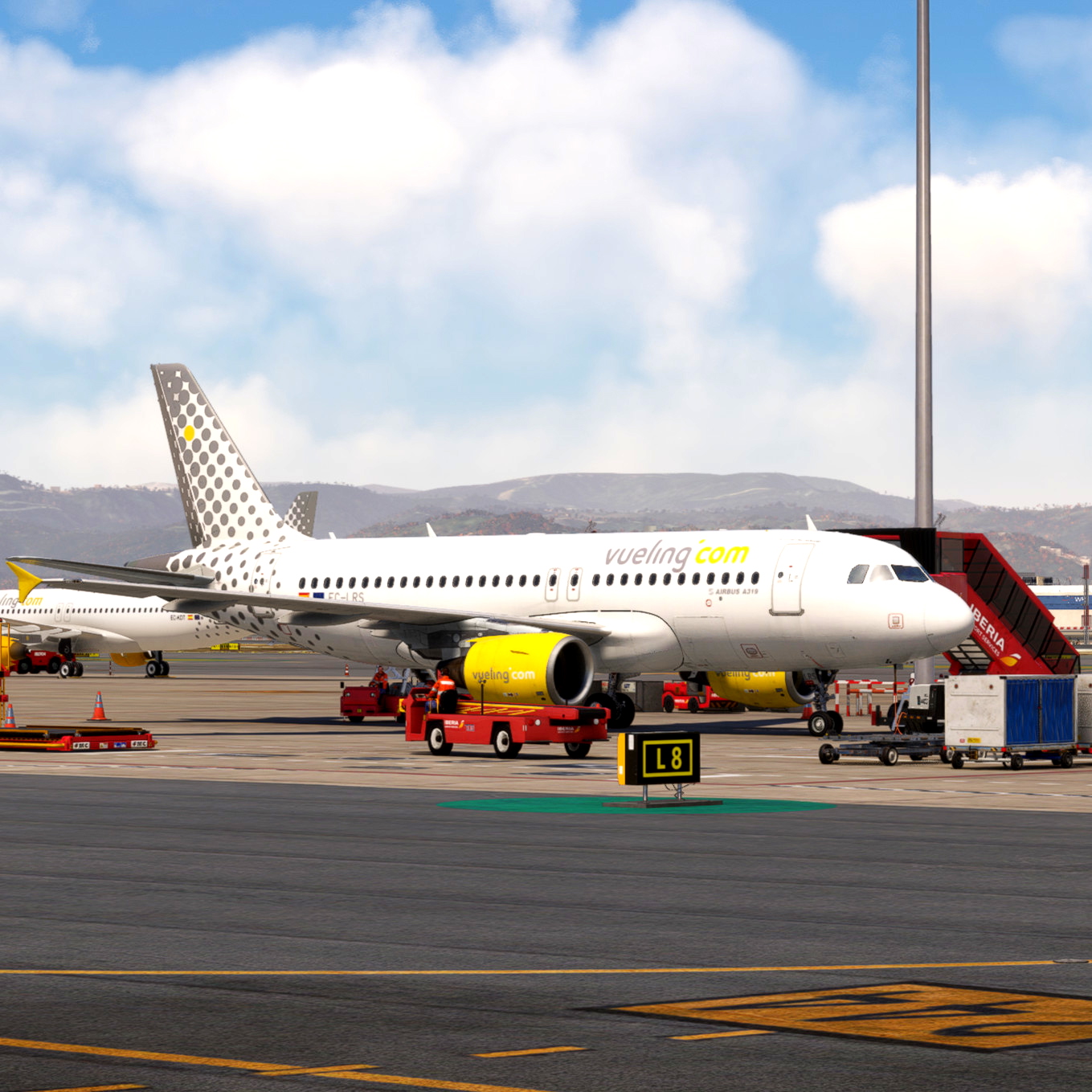 Fenix A319 | Vueling EC-LRS | 4k + Cockpit Decals + Cabin for Microsoft ...